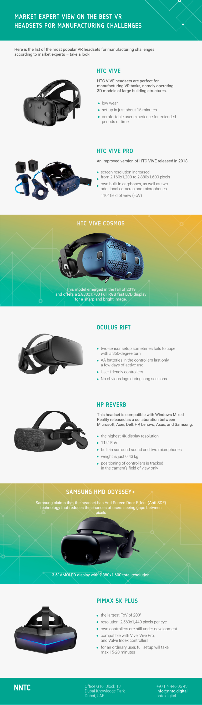 Best VR headsets for manufacturing challenges